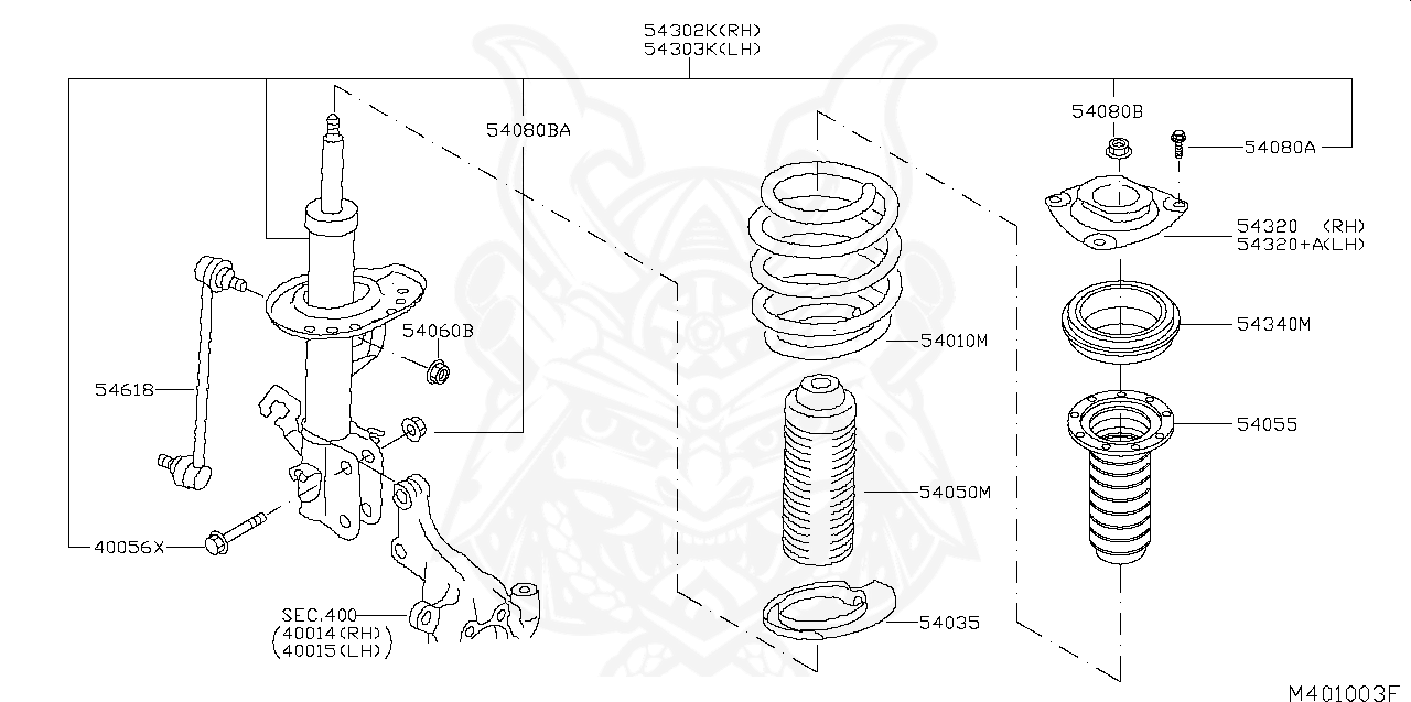 54588-ED00A - Nissan - Nut - Nengun Performance