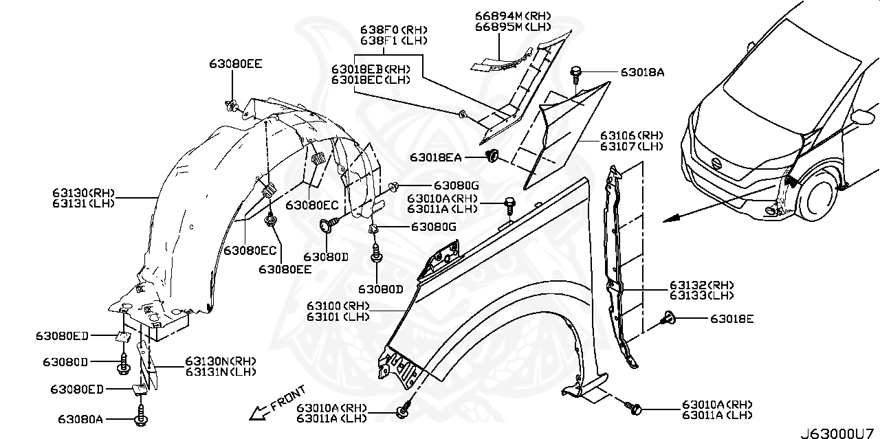 01454-N5061 - Nissan - Screw, Taping - Nengun Performance