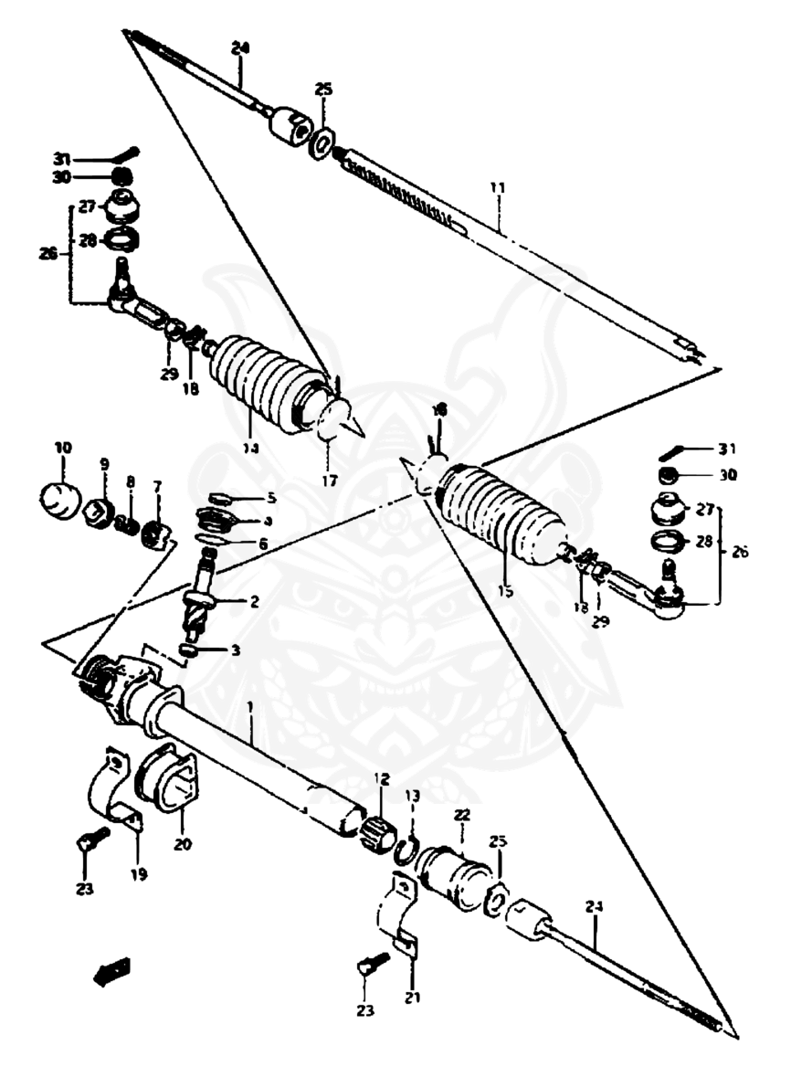 48830-63B00 - Suzuki - Tie Rod, Steering - Nengun Performance
