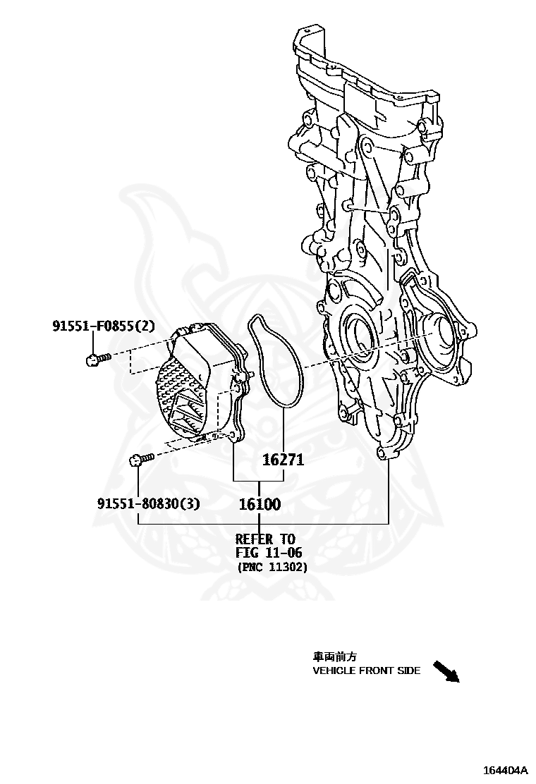 161A0-39015 - Toyota - Water Pump Assy, Engine - Nengun Performance