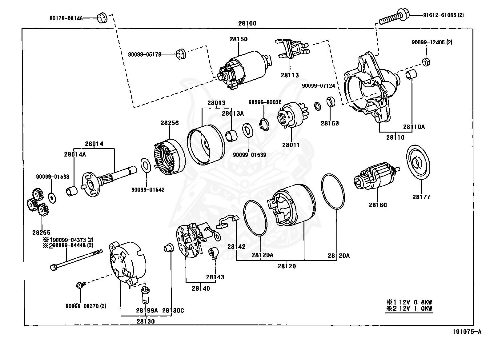 28140-70020 - Toyota - Holder Assy, Starter Brush - Nengun Performance