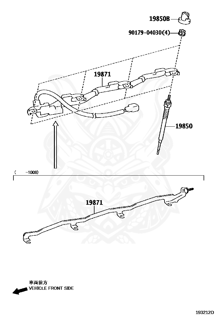 90189-04024 - Toyota - Grommet, Screw (for Glow Plug) - Nengun Performance