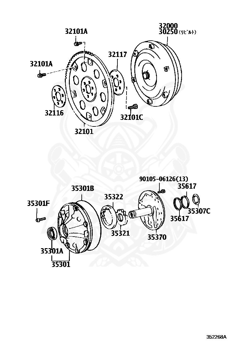 90119-09010 - Toyota - Bolt (for Drive Plate & Torque Converter Setting ...