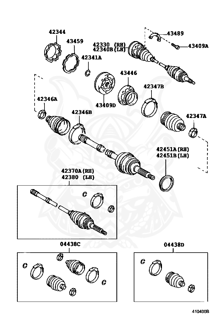 90110-12003 - Toyota - Bolt (for Rear Drive Shaft Cross Groove Joint ...