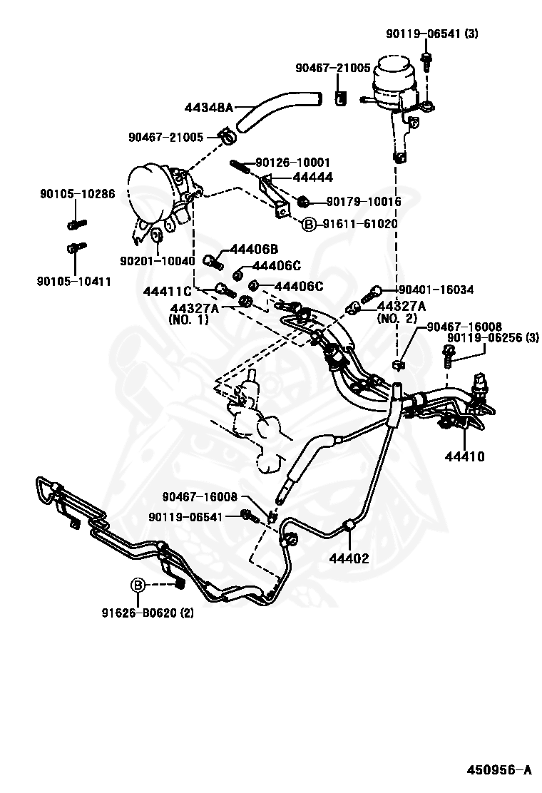 44327-30030 - Toyota - Gasket, Pressure Port, No.1 - Nengun Performance