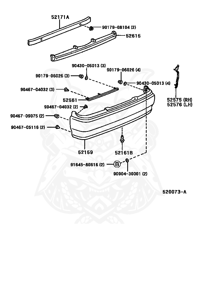 90467-09075 - Toyota - Clip - Nengun Performance