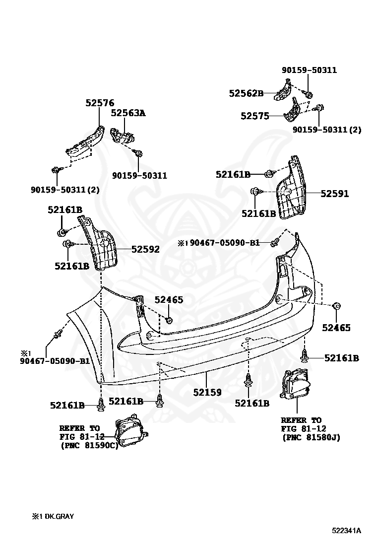 52161-16010 - Toyota - Clip, Front Bumper - Nengun Performance