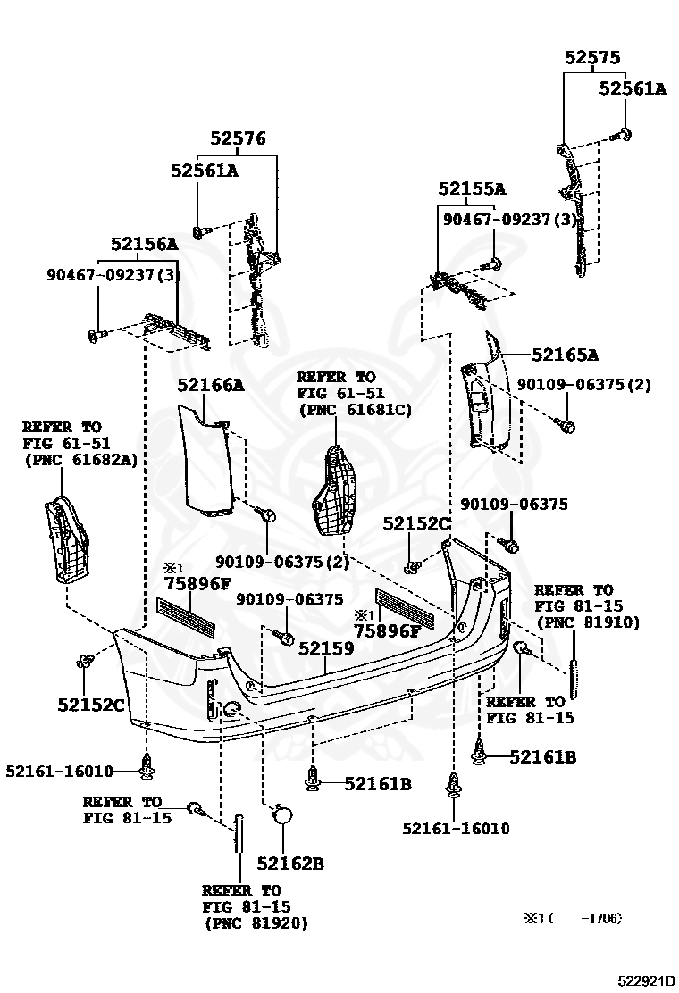 52161-16010 - Toyota - Clip, Front Bumper - Nengun Performance