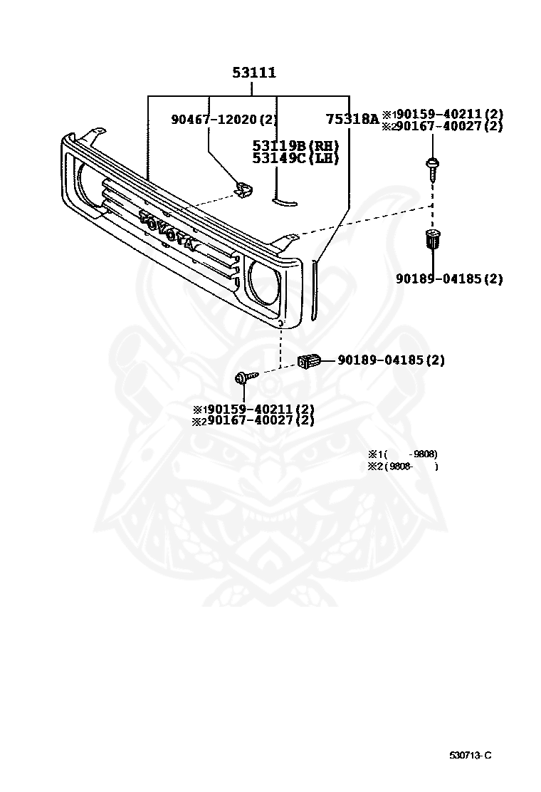 90467-12020 - Toyota - Clip - Nengun Performance