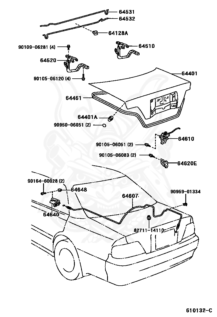 90105-06051 - Toyota - Screw - Nengun Performance