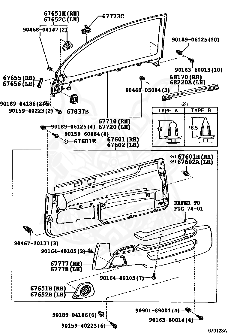 90468-04147 - Toyota - Clip - Nengun Performance