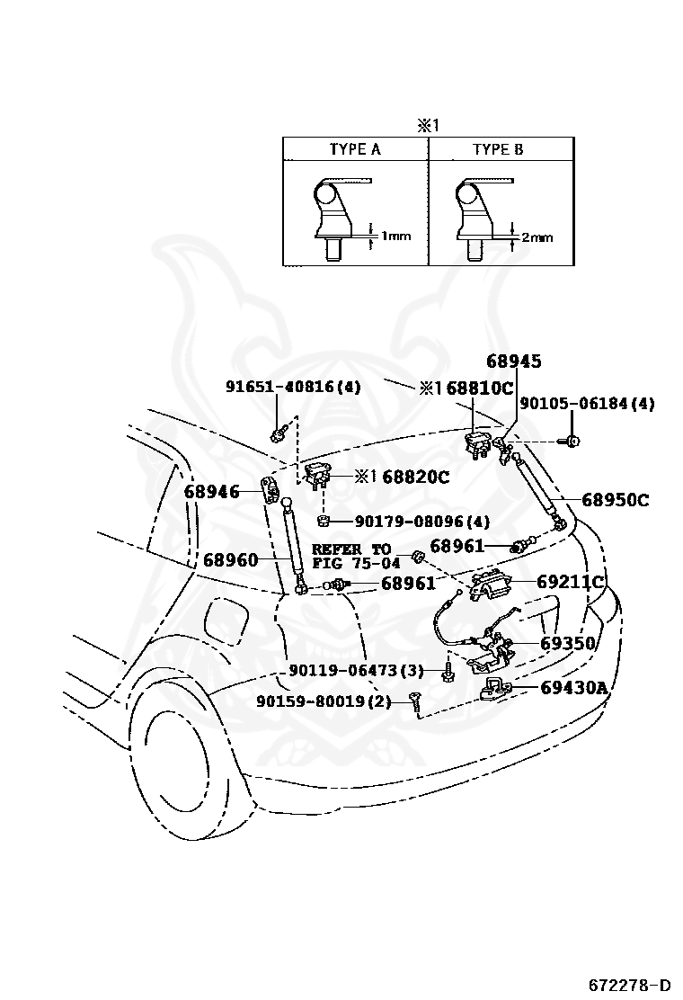 91651-40816 - Toyota - Bolt - Nengun Performance