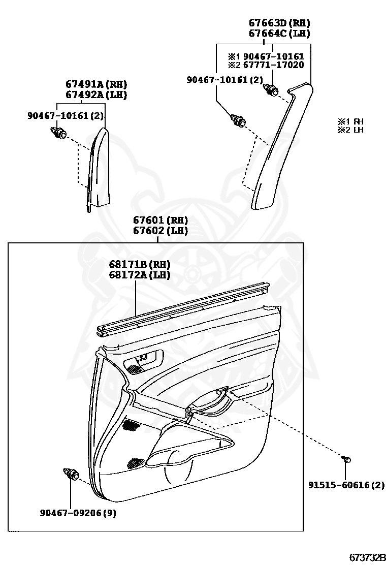 90467-10161 - Toyota - Clip - Nengun Performance