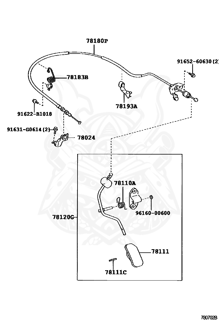 96160-00600 - Toyota - Fastener - Nengun Performance