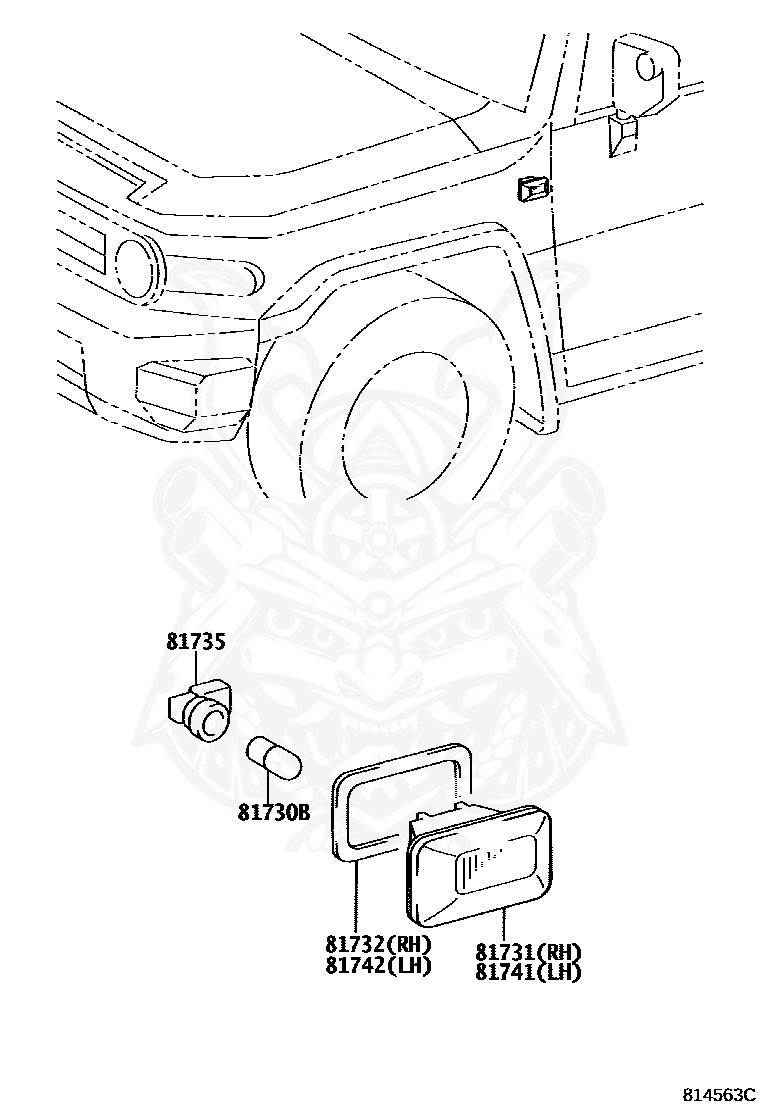 99132-12050 - Toyota - Bulb (for Clearance Lamp) - Nengun Performance
