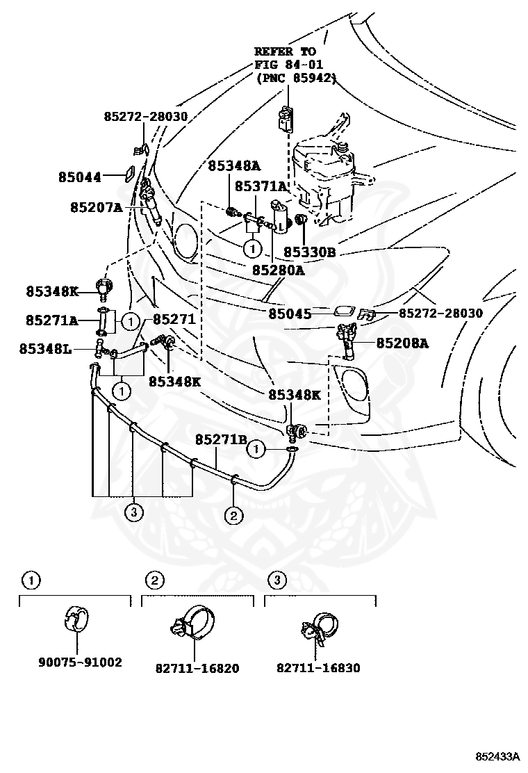 82711-16830 - Toyota - Clamp - Nengun Performance