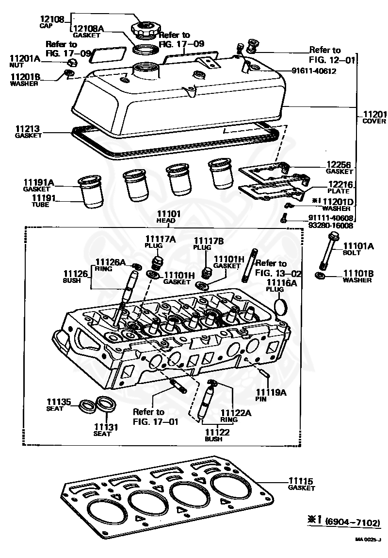 11213-22010 - Toyota - Gasket, Cylinder Head Cover - Nengun Performance