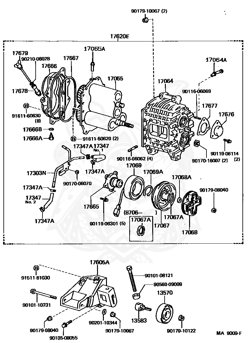 90430-12005 - Toyota - Gasket (for Fuel Pipe) - Nengun Performance