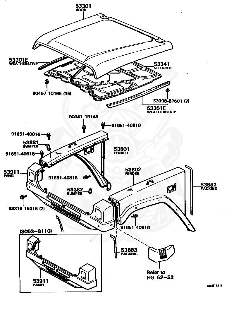 91651-40816 - Toyota - Bolt - Nengun Performance