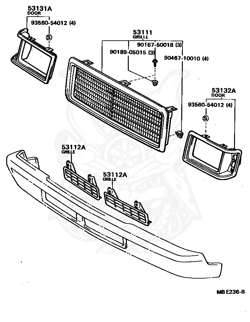 90189-05015 - Toyota - Clip - Nengun Performance