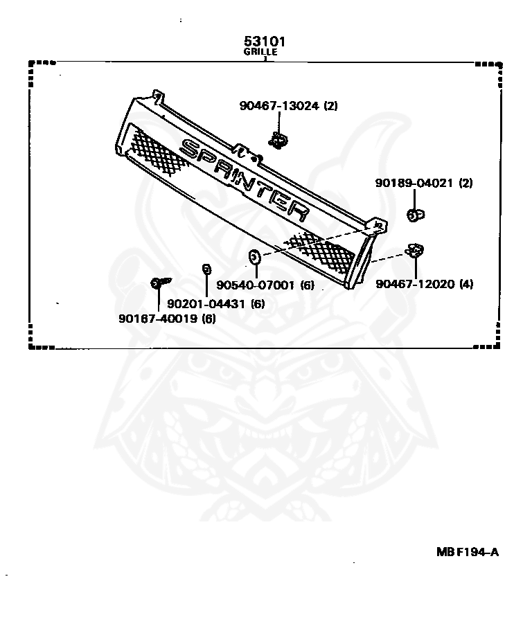 90467-12020 - Toyota - Clip - Nengun Performance