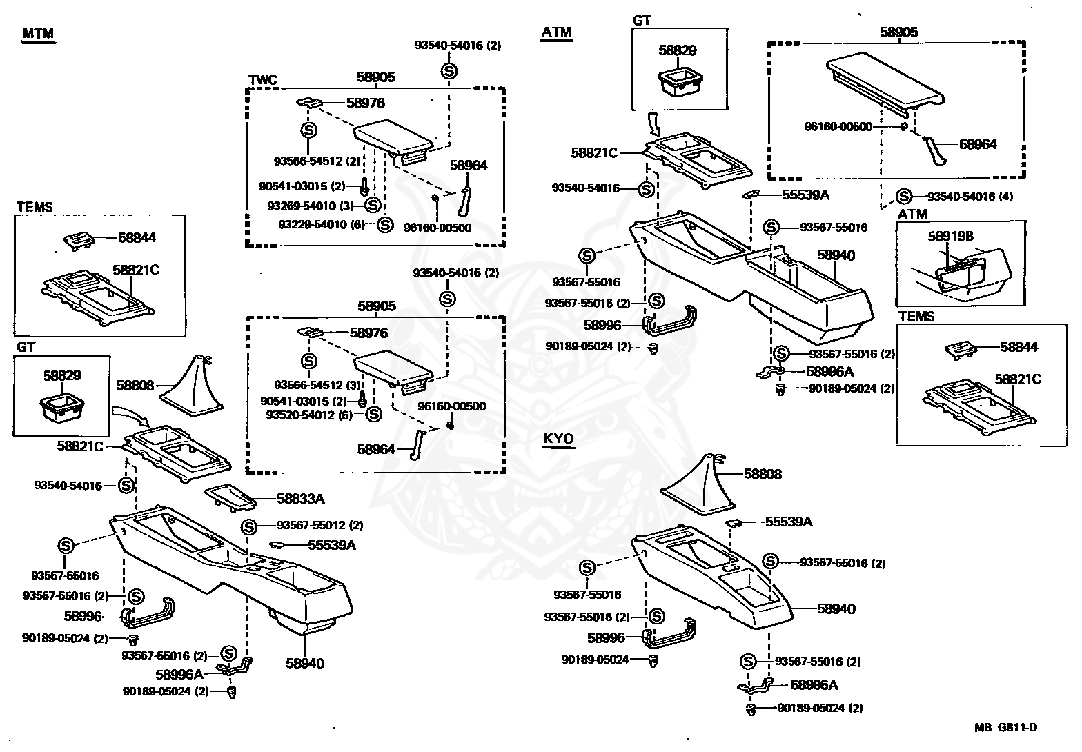 90541-03015 - Toyota - Cushion - Nengun Performance