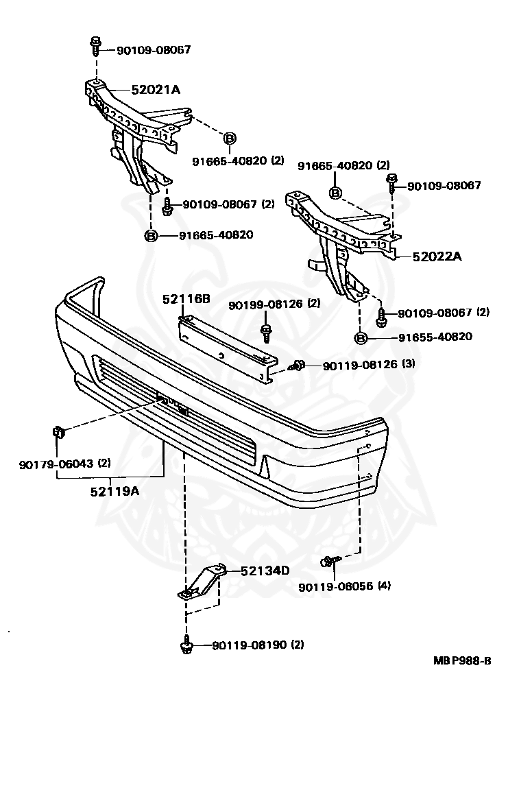 91655-40820 - Toyota - Bolt - Nengun Performance
