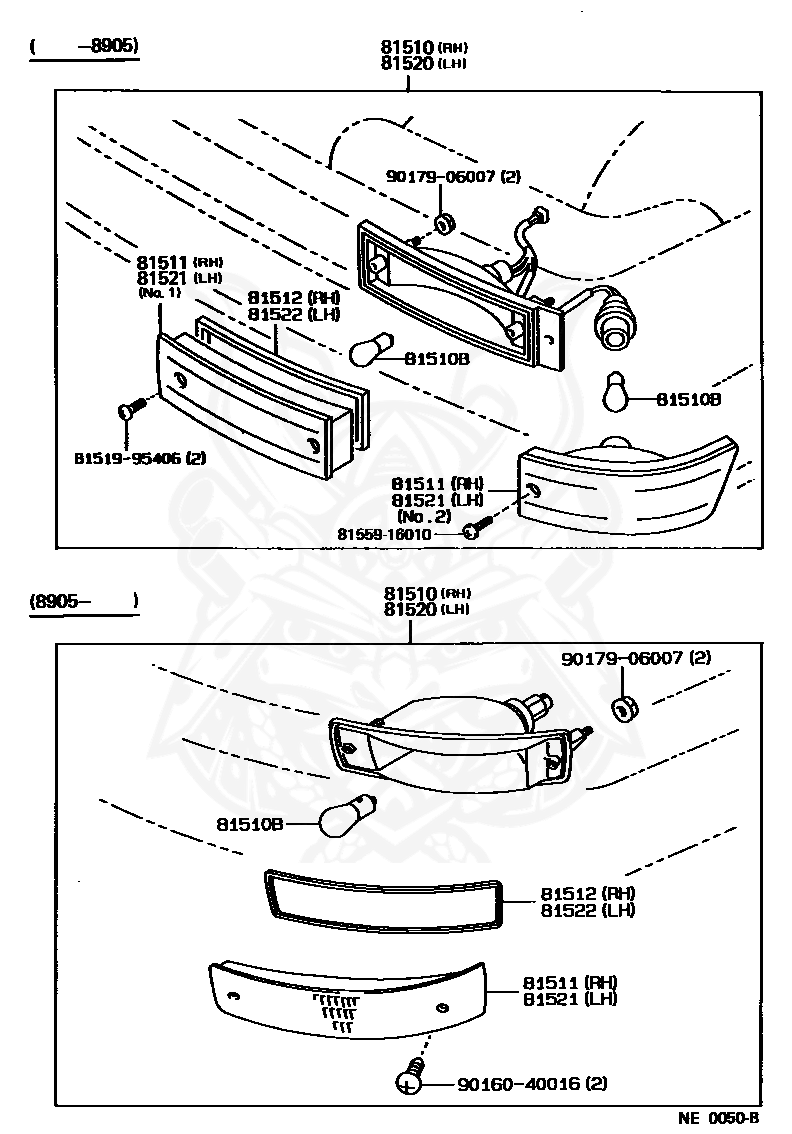 99132-11210 - Toyota - Bulb (for Front Turn Signal Lamp) - Nengun ...