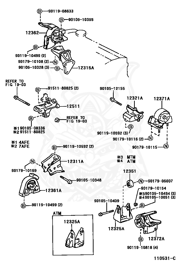 90179-06007 - Toyota - Nut - Nengun Performance