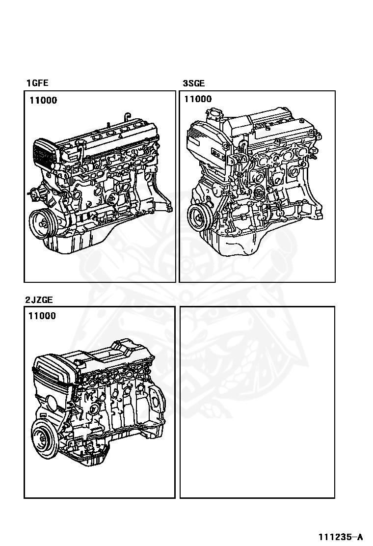 19000-88511 - Toyota - Partial Engine Assy - Nengun Performance