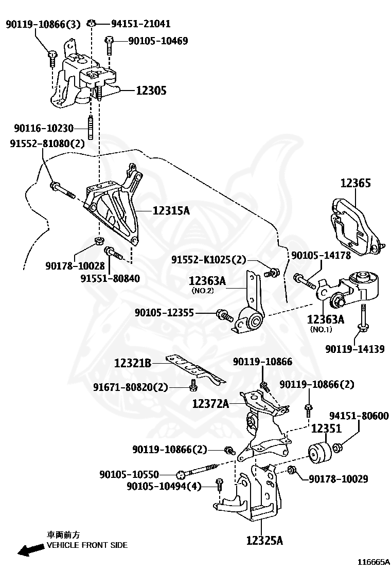 94151-80600 - Toyota - Nut - Nengun Performance