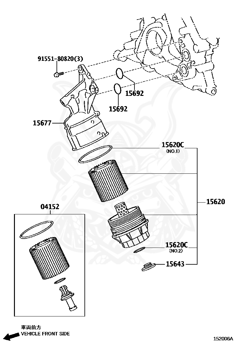 96723-35028 - Lexus - O-Ring (for Oil Filter Drain Plug) - Nengun ...
