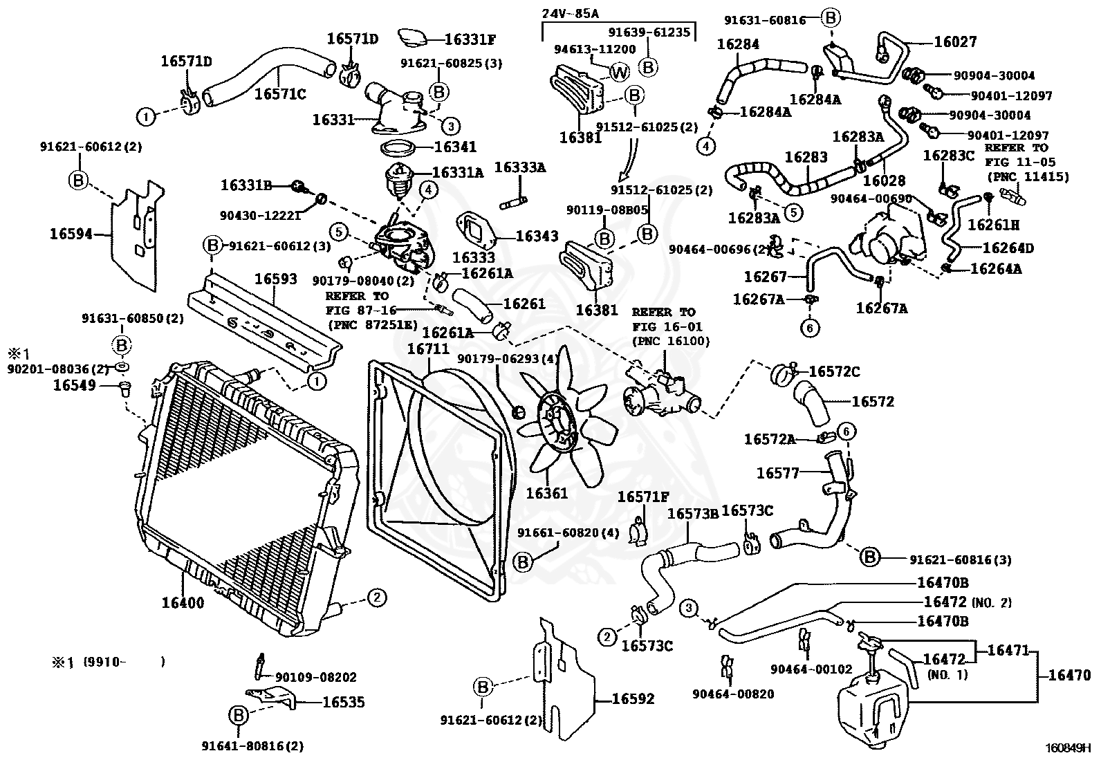 90401-12097 - Toyota - Bolt, Union (for Fuel Pipe Support) - Nengun ...