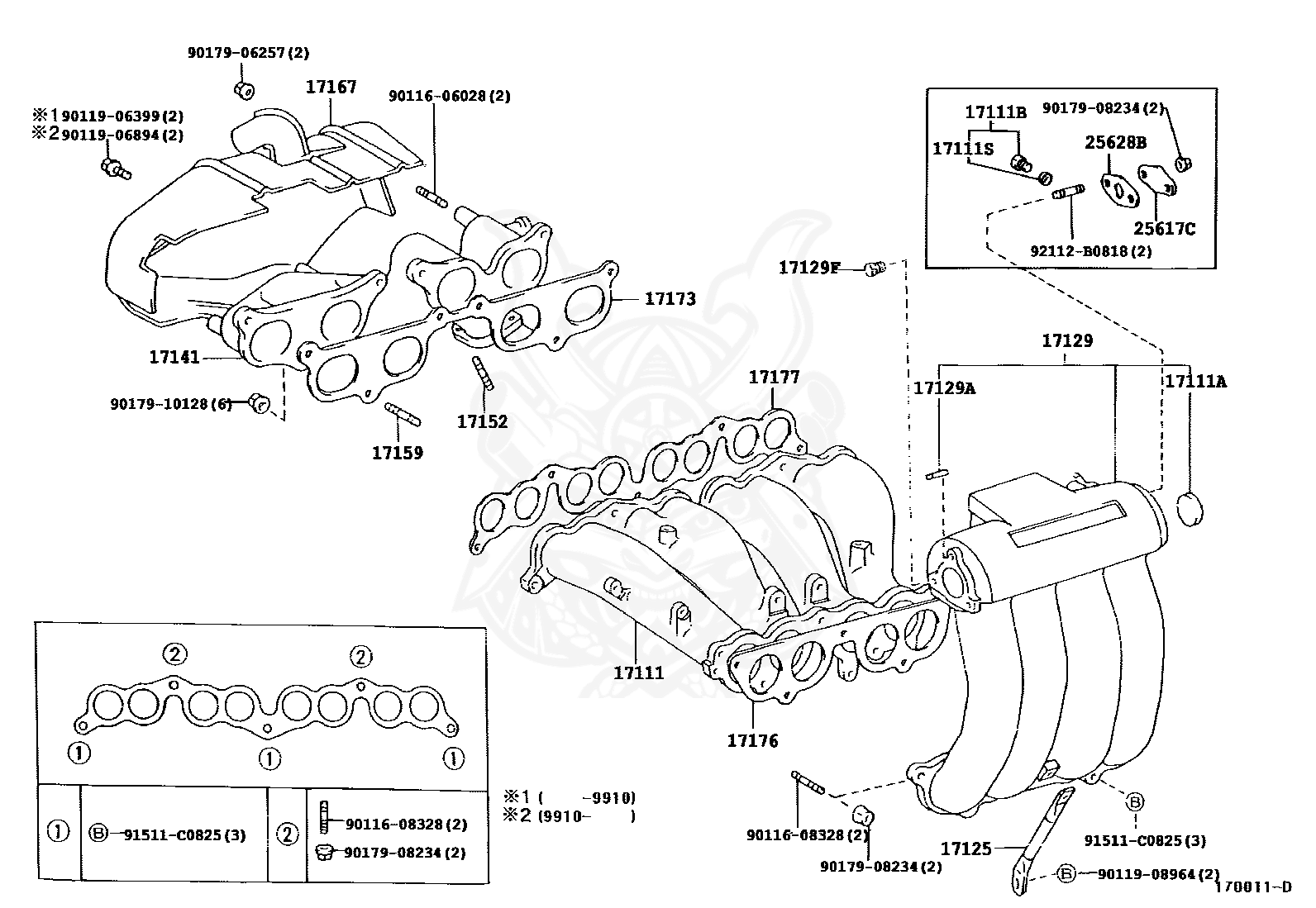 96411-43500 - Toyota - Metal Plug, No.1 (for Cylinder Block) - Nengun ...