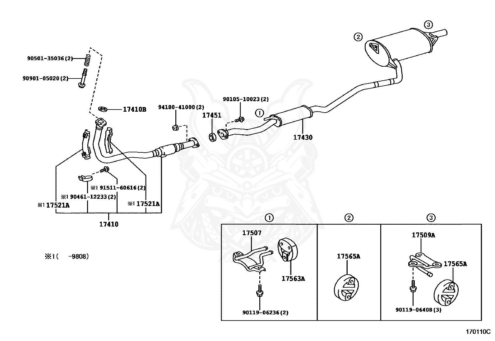 94180-41000 - Toyota - Nut - Nengun Performance