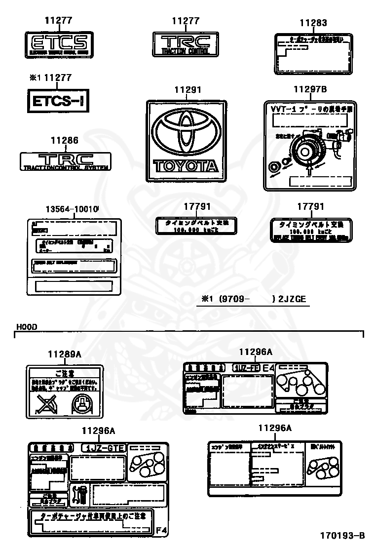 13564-10010 - Toyota - Label - Nengun Performance
