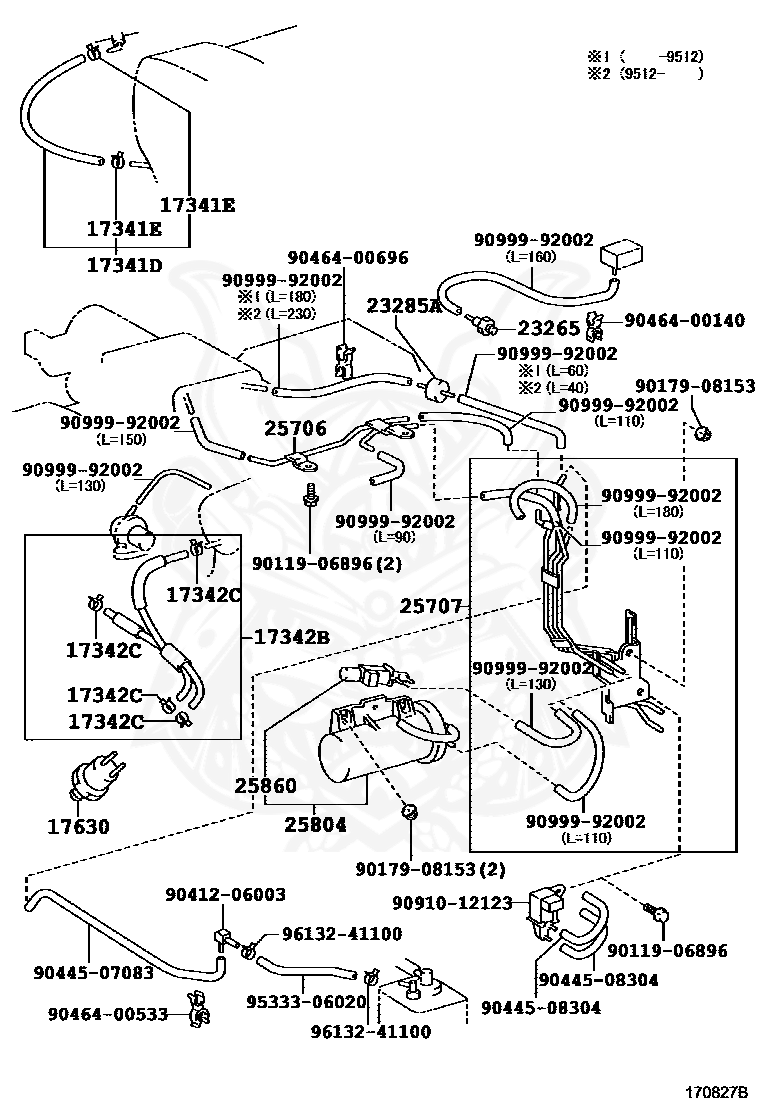 90999-92002 - Toyota - Hose - Nengun Performance