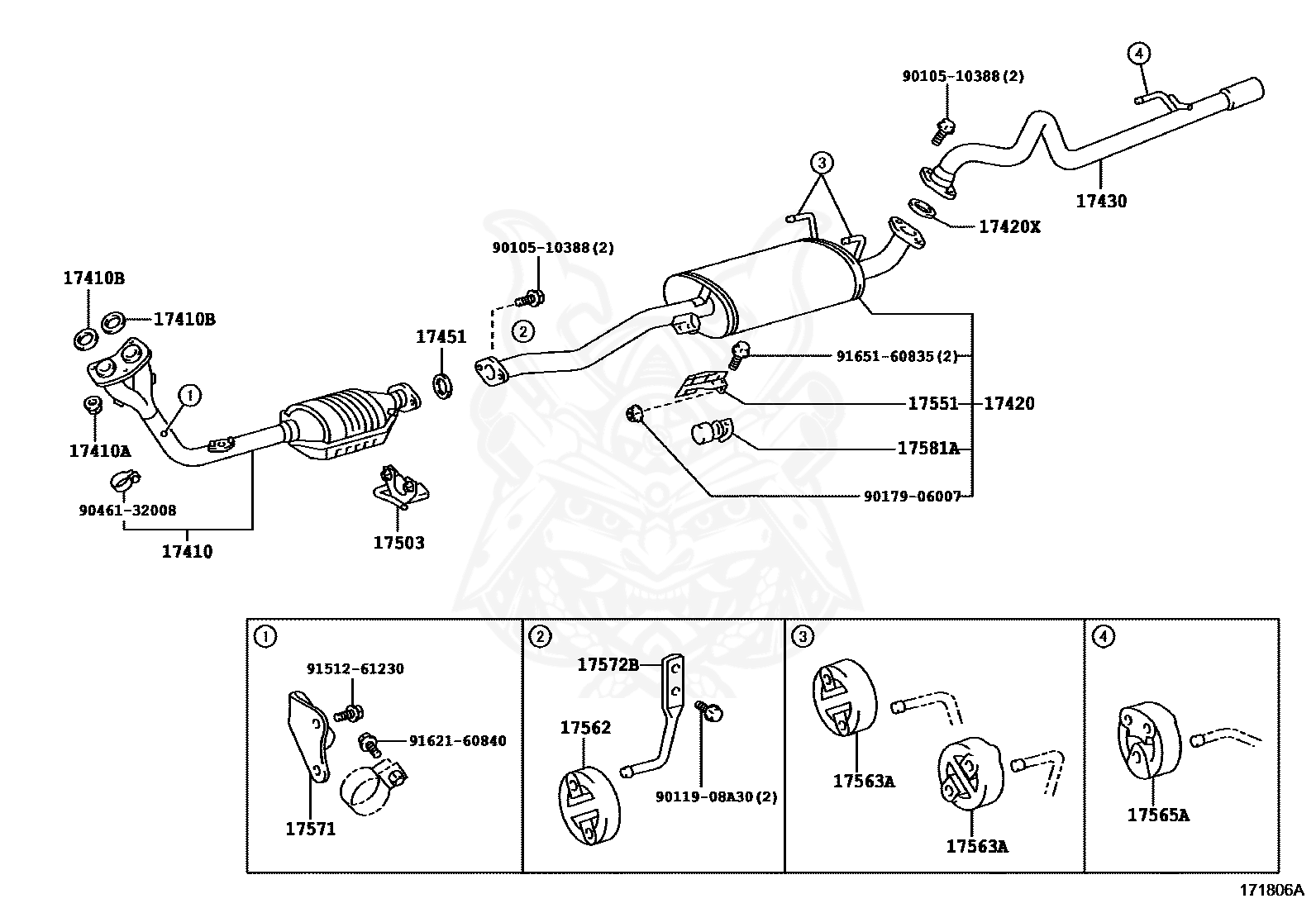 90179-06007 - Toyota - Nut - Nengun Performance