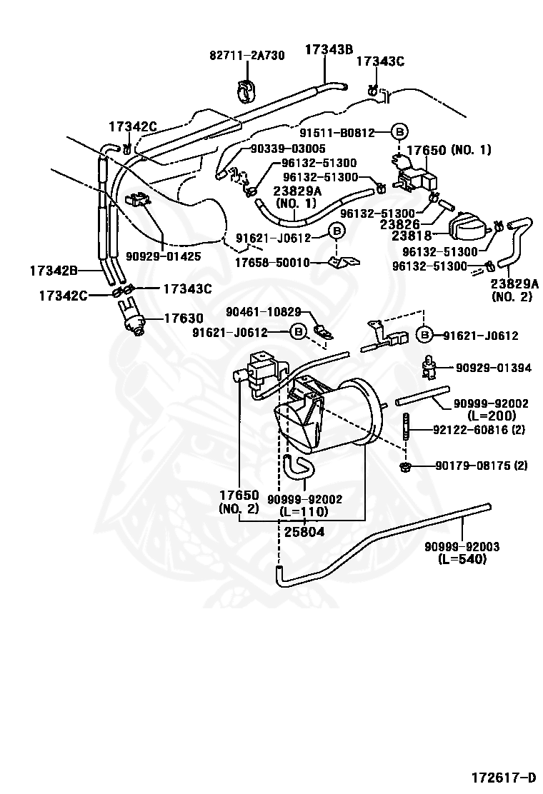 90999-92002 - Toyota - Hose - Nengun Performance