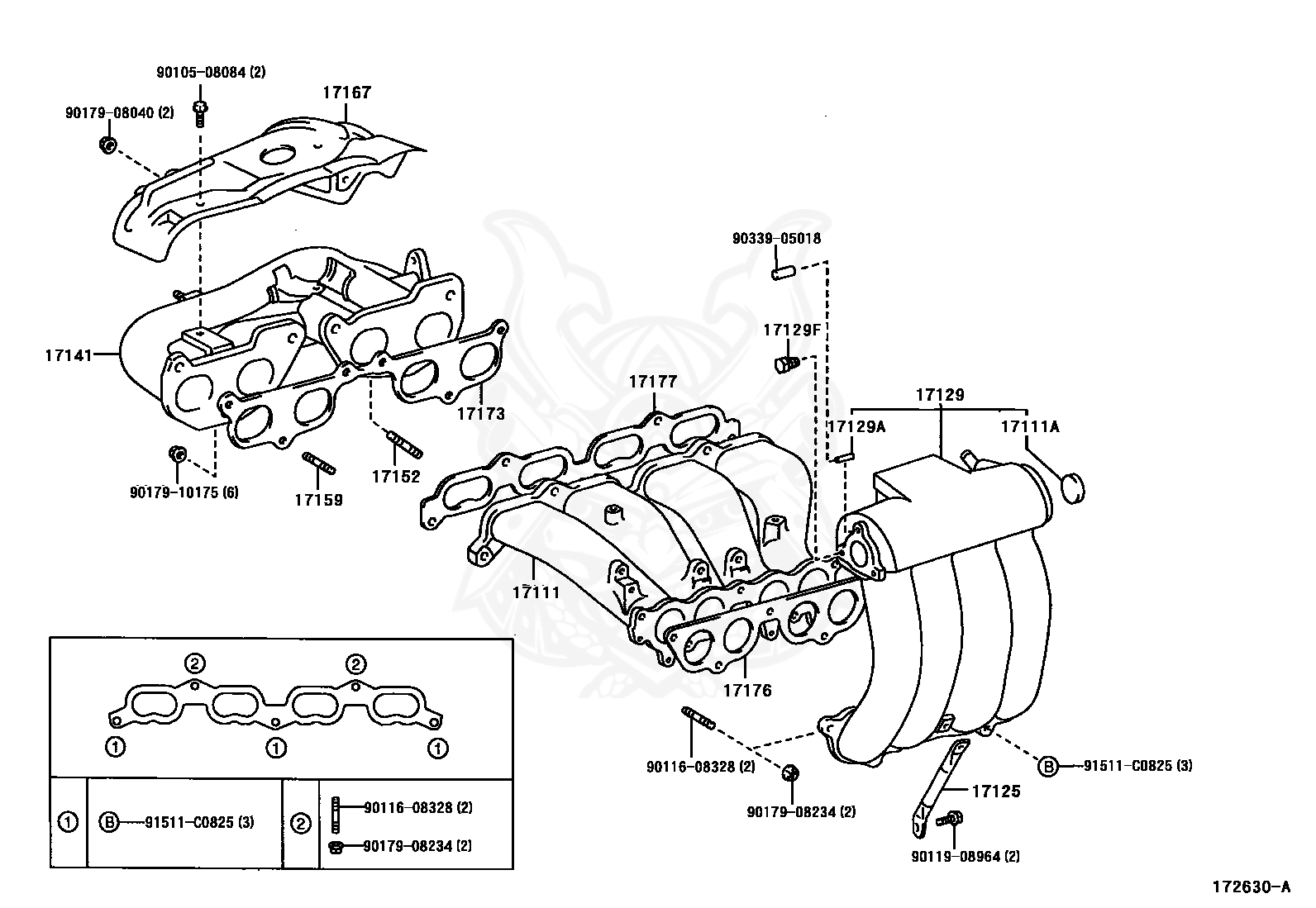 96411-43500 - Toyota - Metal Plug, No.1 (for Cylinder Block) - Nengun ...