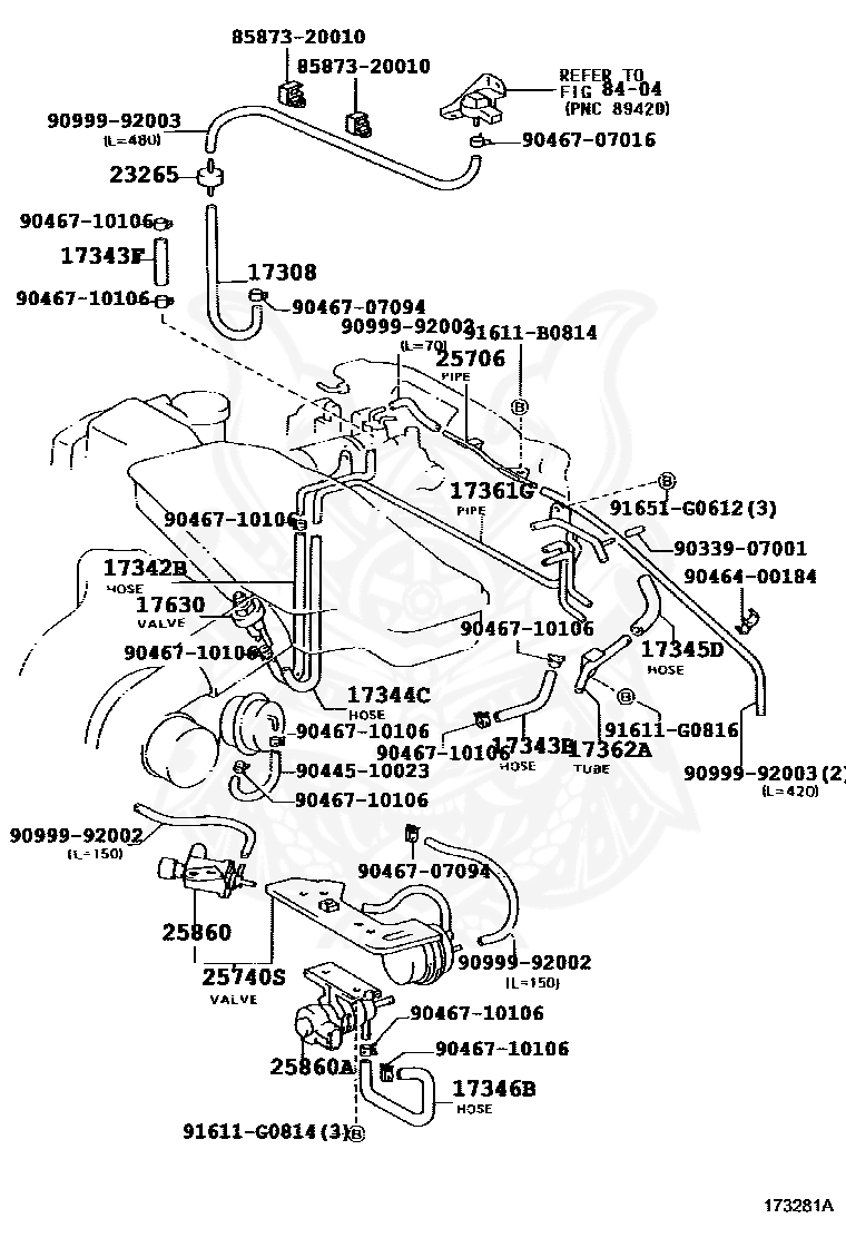90999-92002 - Toyota - Hose - Nengun Performance