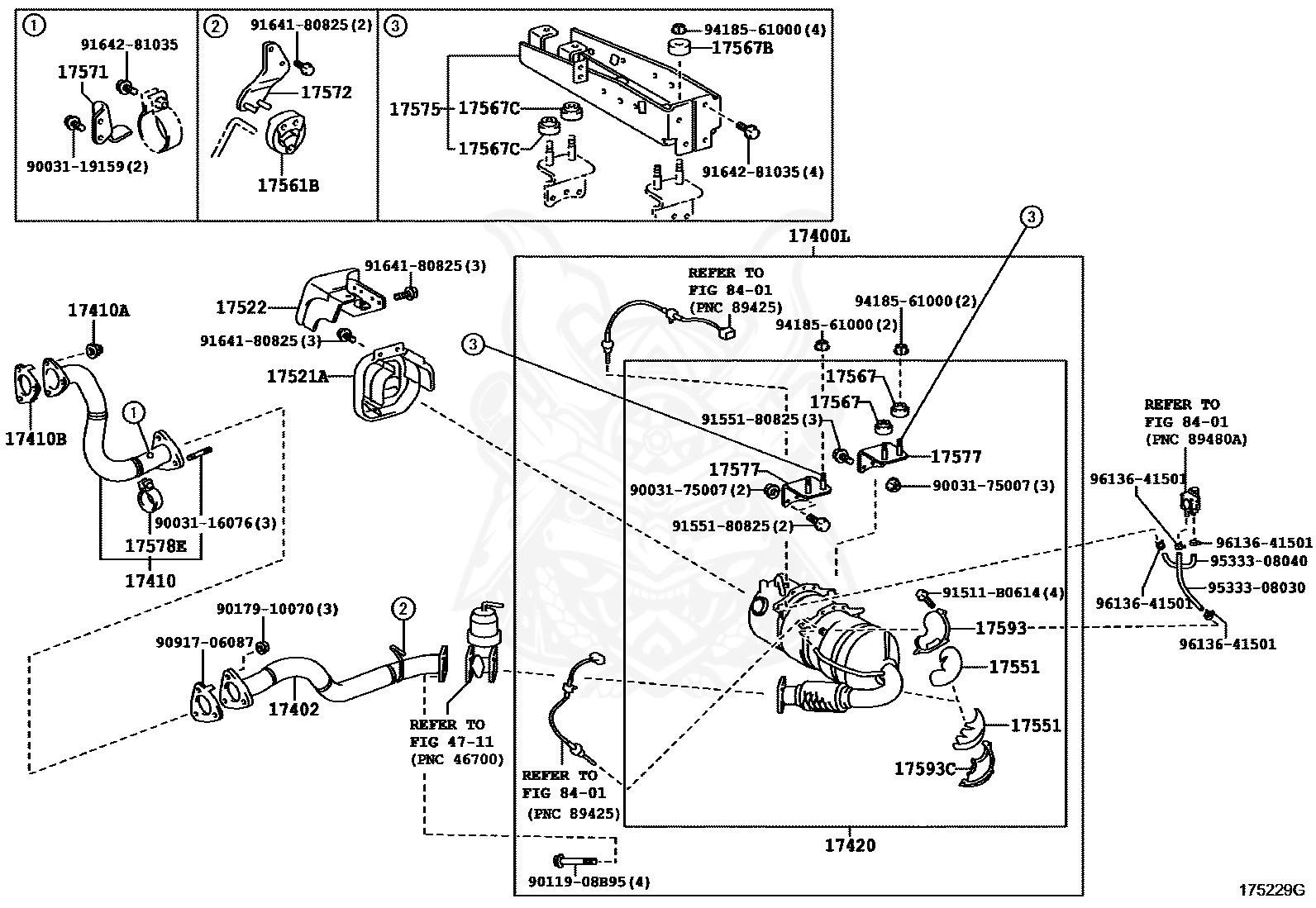 90179-10070 - Toyota - Nut, Exhaust Pipe Set Stud Bolt - Nengun Performance