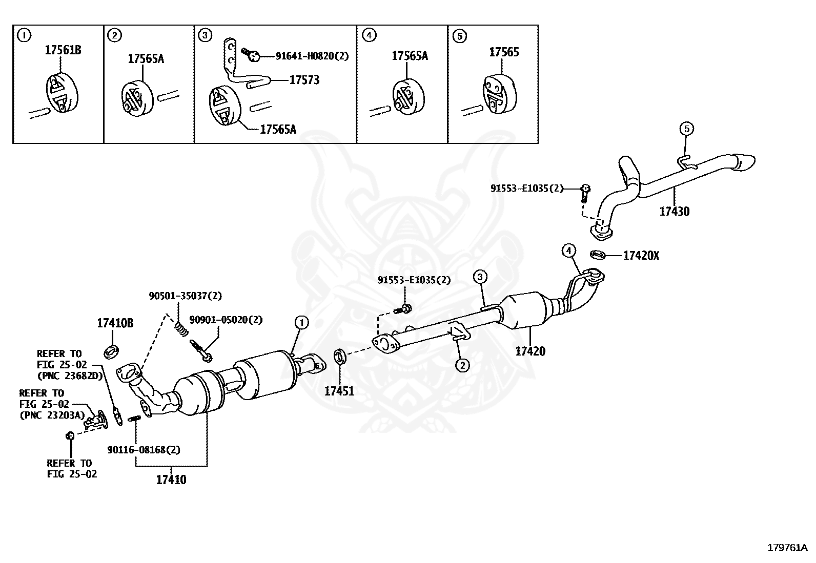 17451-22070 - Toyota - Gasket, Exhaust Pipe - Nengun Performance
