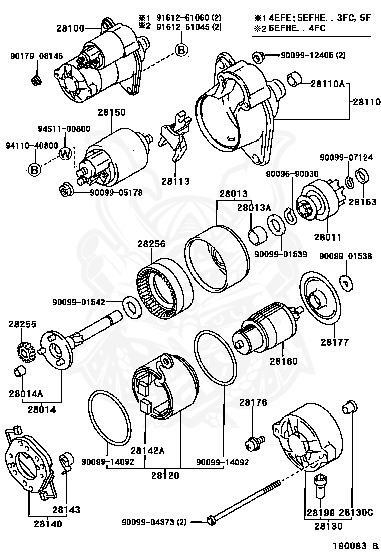 28140-70020 - Toyota - Holder Assy, Starter Brush - Nengun Performance