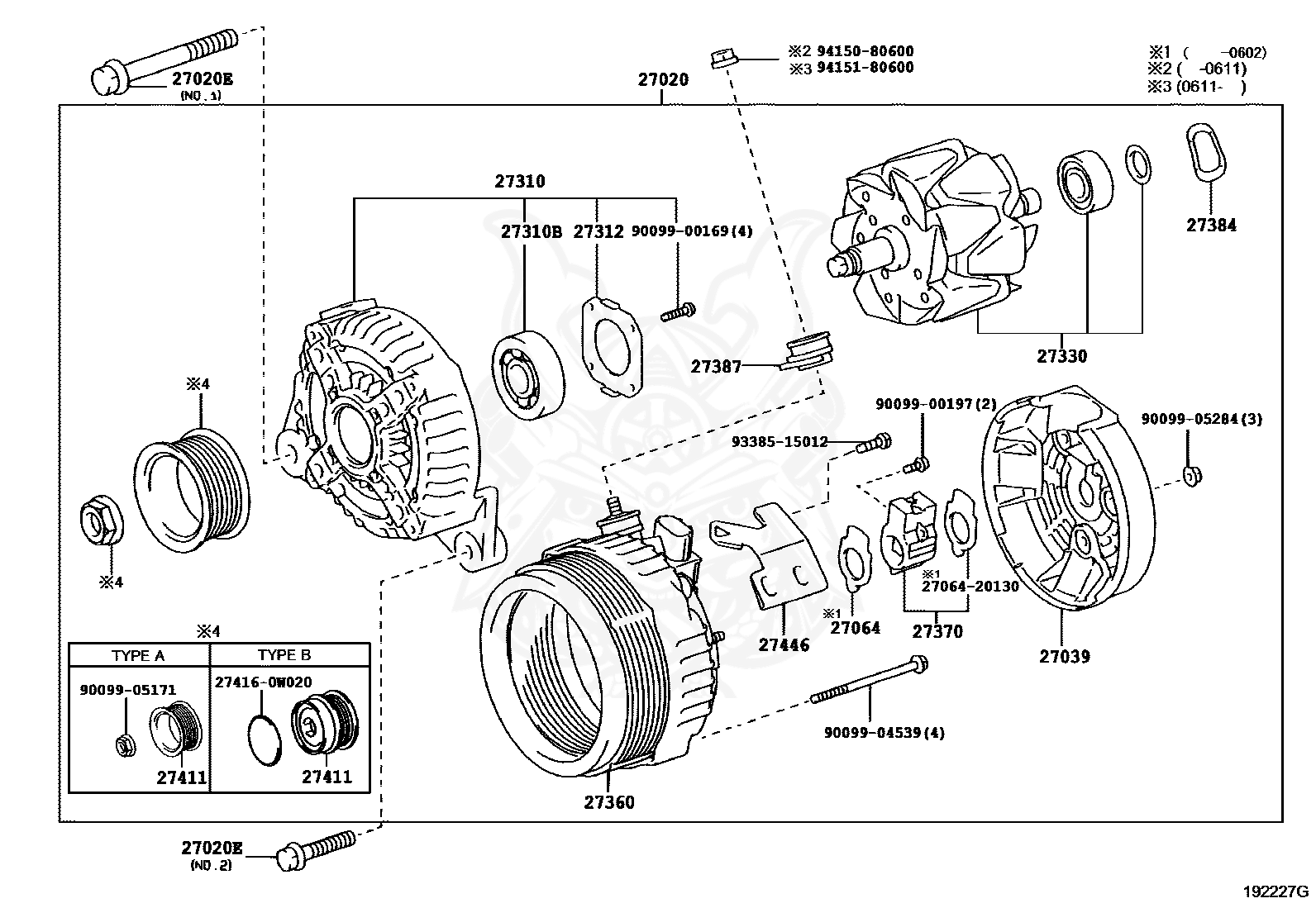 27060-28230 - Toyota - Alternator Assy - Nengun Performance
