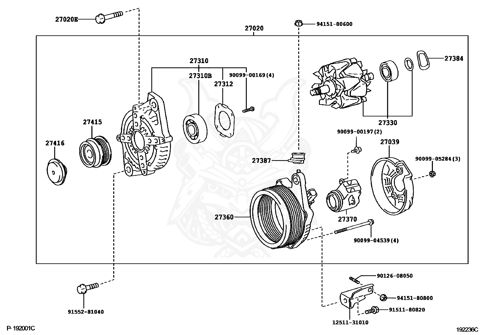 94151-80600 - Toyota - Nut - Nengun Performance