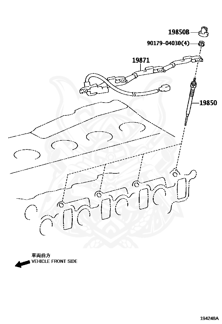90189-04024 - Toyota - Grommet, Screw (for Glow Plug) - Nengun Performance