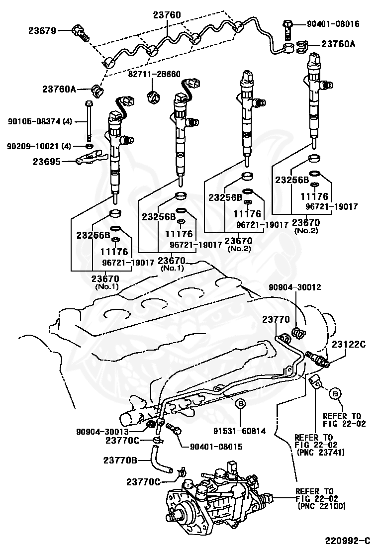 96721-19017 - Toyota - O-Ring (for Transmission Solenoid) - Nengun ...
