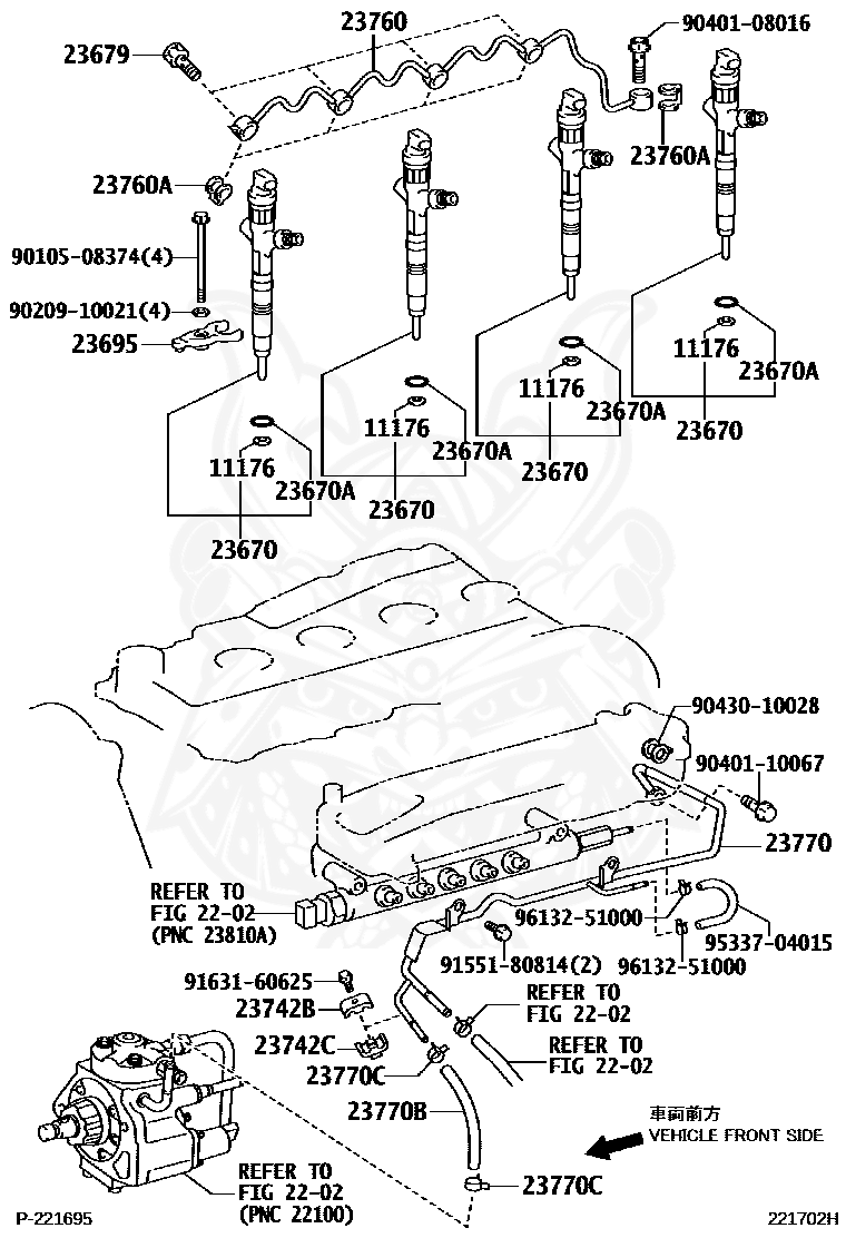 96721-19017 - Toyota - O-Ring (for Transmission Solenoid) - Nengun ...