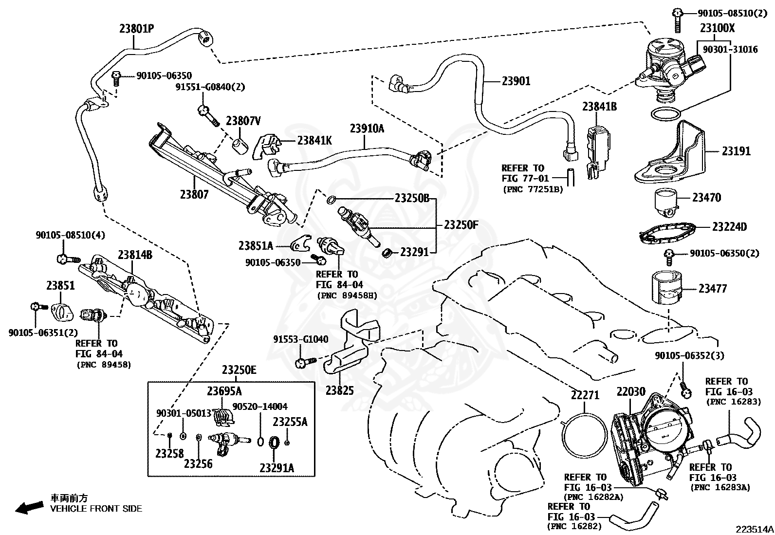 23258-31010 - Toyota - Ring, Fuel Pipe, No.3 - Nengun Performance